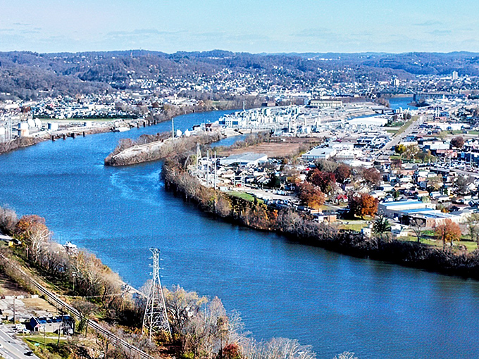 Dunbar's winding riverfront looks like a miniature Pittsburgh without the traffic. Nature and affordability in perfect harmony!