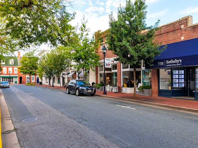 Easton's Main Street looks like a movie set where small-town America comes to life. Those brick buildings have stories to tell!