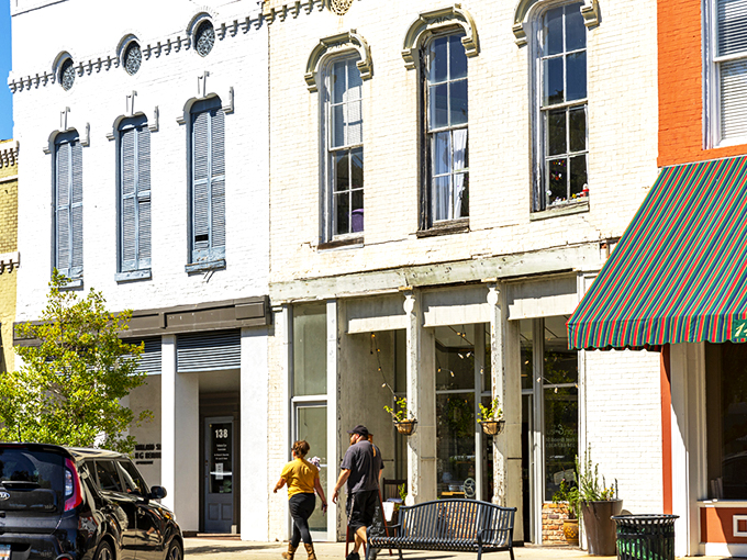 Historic charm meets small-town affordability in Eufaula's downtown, where colorful awnings welcome visitors like old friends.