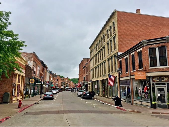 Galena's Main Street looks like a movie set, but it's the real deal &ndash; historic brick buildings where time decided to take a permanent vacation.