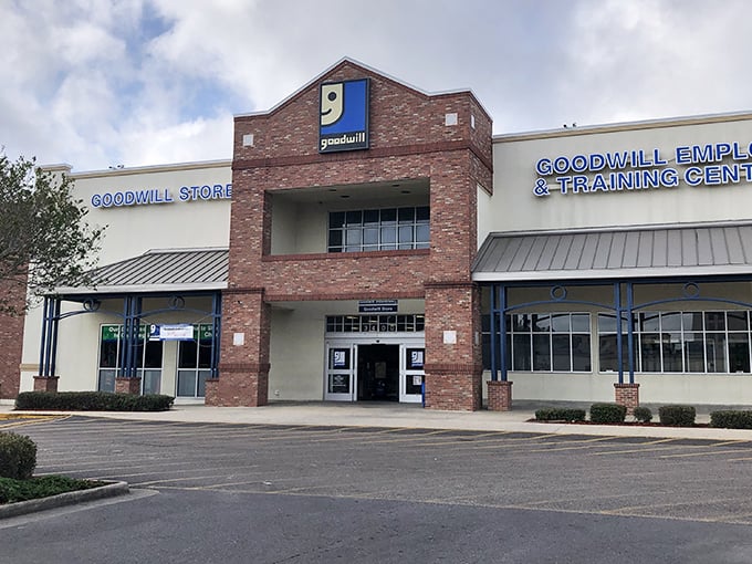 The brick facade of Goodwill's New Orleans flagship isn't just pretty&mdash;it's the gateway to a treasure hunter's paradise!