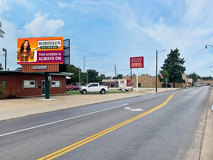 Main Street Kennett &mdash; where that classic Family Dollar sign reminds you life moves at a pace that actually lets you enjoy it!