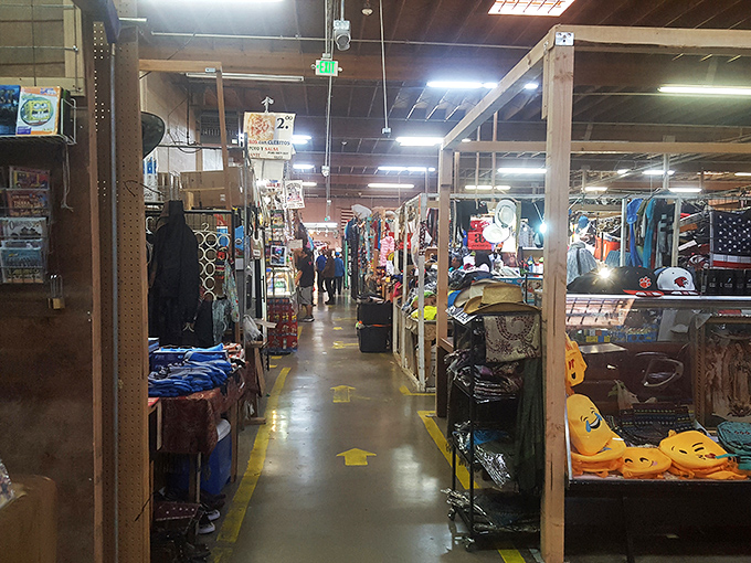 Holy moly, look at those aisles! It's like Costco and a garage sale had a beautiful baby. 