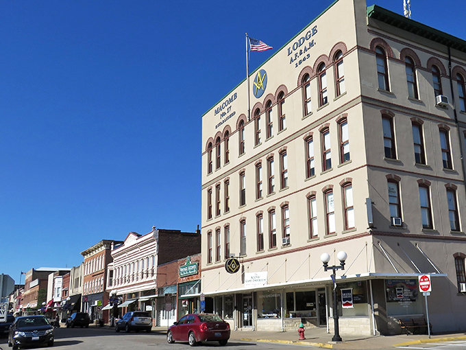 Historic downtown Macomb stands proud with its classic brick buildings, where small-town charm meets big-hearted hospitality.