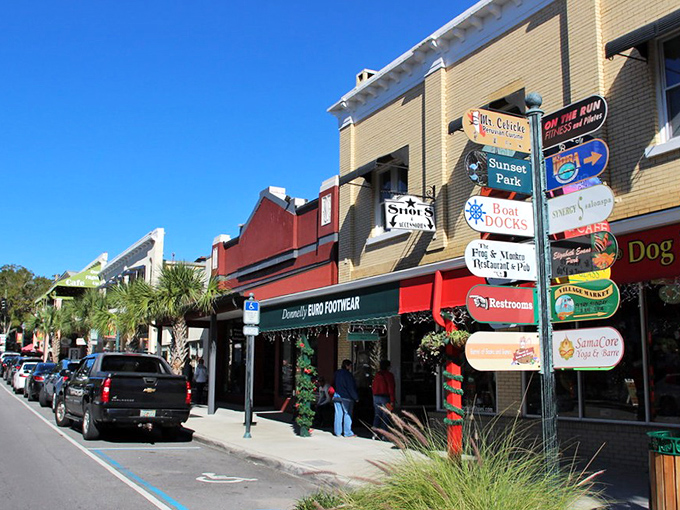 Mount Dora's charming downtown feels like stepping into a Norman Rockwell painting with Florida sunshine.