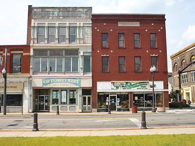 Historic downtown Oil City showcases charming brick buildings with character. These affordable storefronts house local businesses where your dollar stretches further than your imagination.