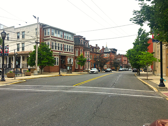 Historic charm meets riverside living in Phillipsburg, where these colorful buildings tell stories of generations past.