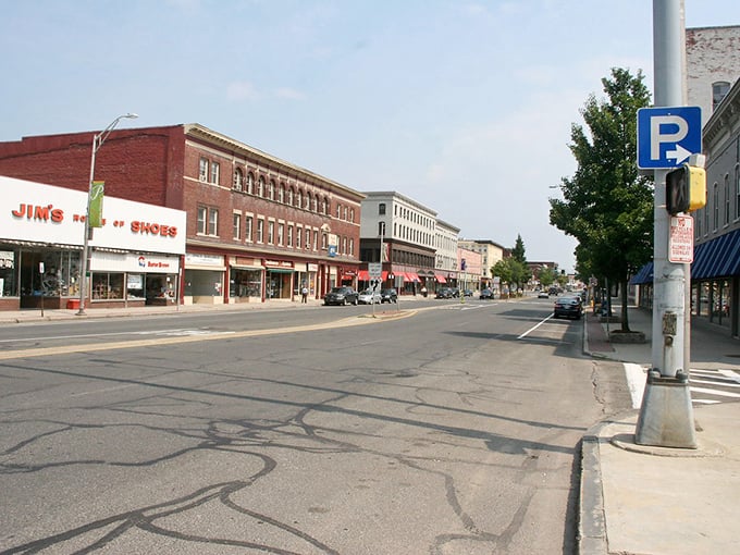 Downtown Pittsfield welcomes you with classic New England charm. Jim's Shoes stands as a reminder that some things never go out of style!