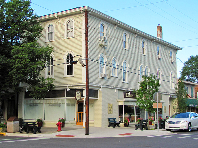 Historic charm meets small-town magic in downtown Saugatuck, where every building tells a story worth hearing.