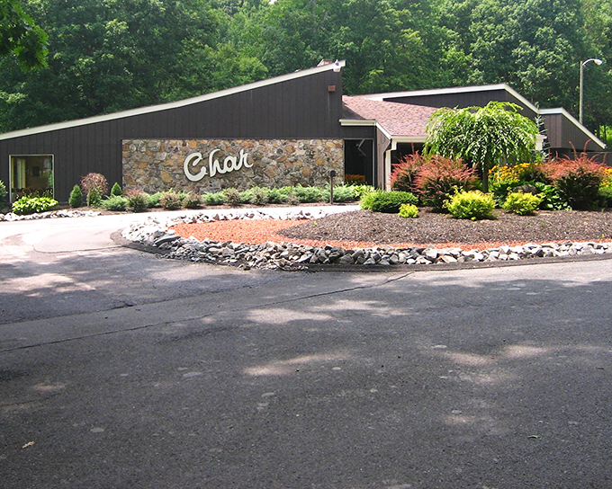 The Char's stone facade isn't just pretty&mdash;it's a promise that what awaits inside is equally substantial and memorable.