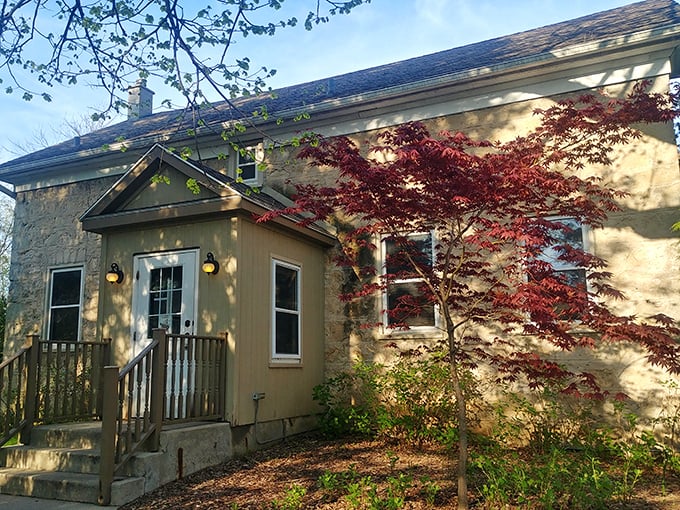 Rustic charm meets culinary excellence at this stone farmhouse. Who knew paradise had a porch swing?