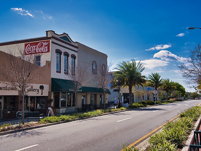 Historic charm meets space-age views in Titusville's downtown, where brick buildings and palm trees create Florida's most affordable launch pad for retirement.