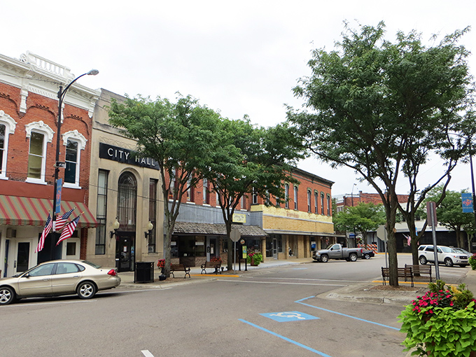 City Hall stands proud in downtown Allegan, where small-town charm meets real-world practicality.