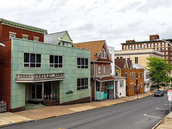 Classic small-town America with a twist - Altoona's colorful buildings line the street like a welcoming committee for your wallet.