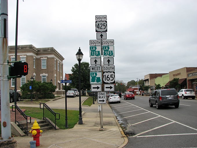 Where highways meet and stories unfold – Bastrop's crossroads capture the essence of small-town Louisiana living with surprising charm.