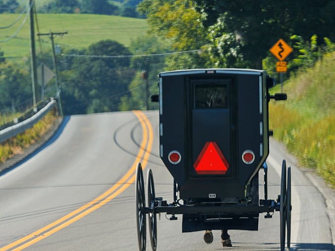 Ohio's back roads offer the ultimate time travel experience. This buggy's not stuck in traffic&mdash;it's preserving a deliberate way of life.