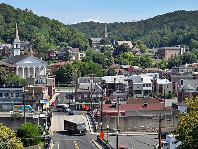 Church spires punctuate Cumberland's skyline, standing like exclamation points at the end of history's most beautiful sentence.
