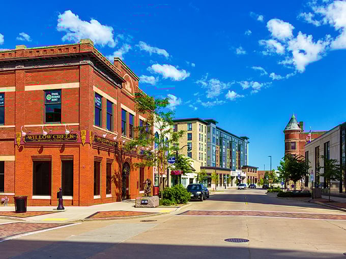 Elroy Theater marquee brings a touch of nostalgic Americana to this affordable Wisconsin gem. Movies might change, but the prices stay refreshingly retro!