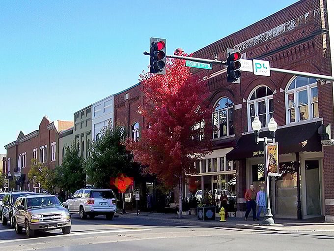 Fall in Franklin brings a splash of color to an already picturesque downtown. Those red maple trees are nature's way of showing off!
