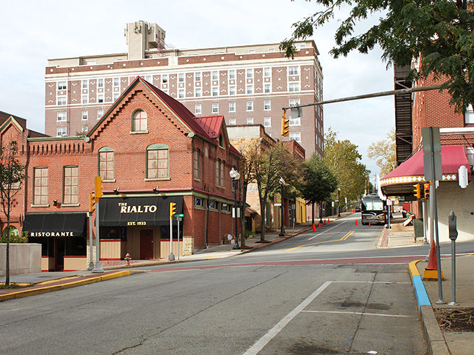 Colorful buildings and American flags welcome you to Greensburg, where your wallet and your health plan will thank you