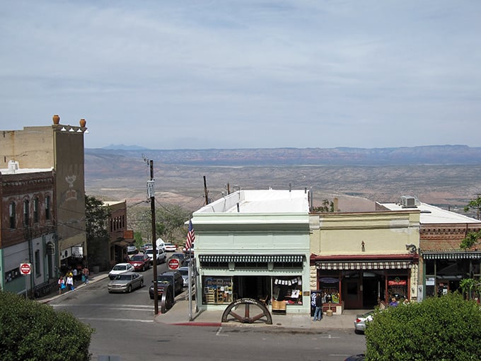 The view from Jerome stretches forever &ndash; one part breathtaking vista, one part vertigo, all parts worth the winding drive.
