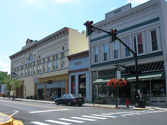 Sun-drenched or cloudy, Lewisburg's main street never loses its postcard-perfect appeal. The kind of place where shopkeepers still know your name.