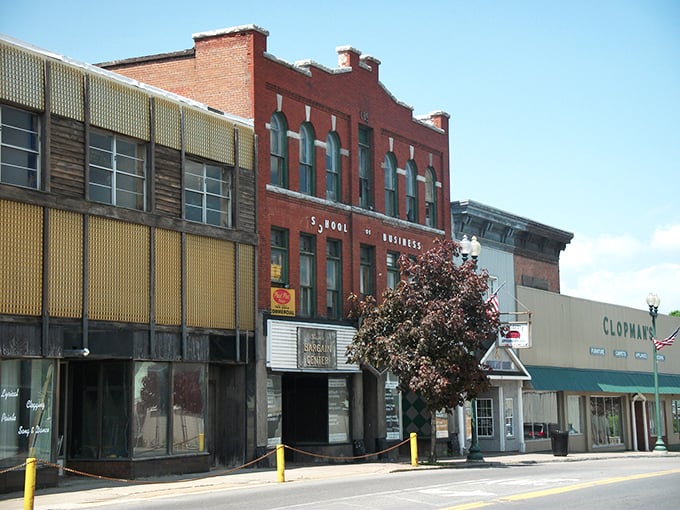Small-town charm meets architectural character in Massena, where vintage storefronts tell stories of generations past.