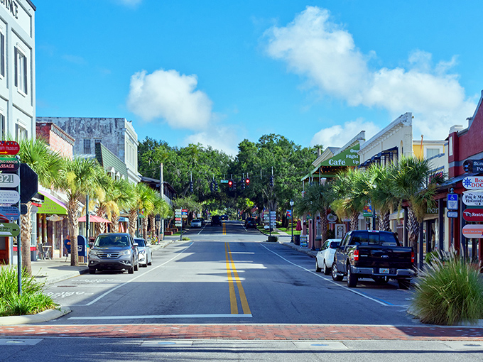 Palm-lined streets and charming storefronts make Mount Dora feel like a movie set where Hallmark might film their next holiday special.