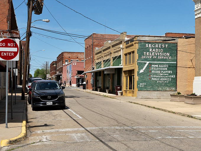 Paris, Texas brings small-town charm with big character. That vintage sign for Secrest Radio? Pure Americana that Instagram filters try to replicate.