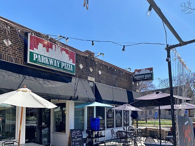 Parkway Pizza: Grab a seat under those umbrellas and prepare for pizza perfection. The outdoor patio feels like summer in Minnesota, even when it's not.