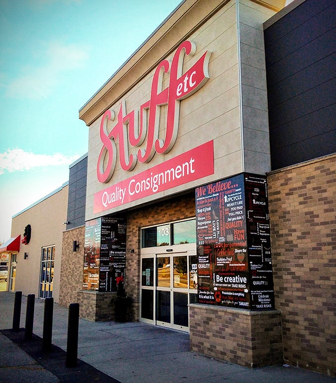 Brick, glass, and inspiration&mdash;Stuff Etc's storefront invites you to recycle your life while discovering someone else's discarded dreams.