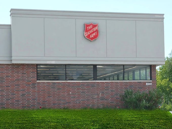 This Salvation Army location might look modest from the outside, but inside it's a wonderland of secondhand treasures waiting to be discovered.