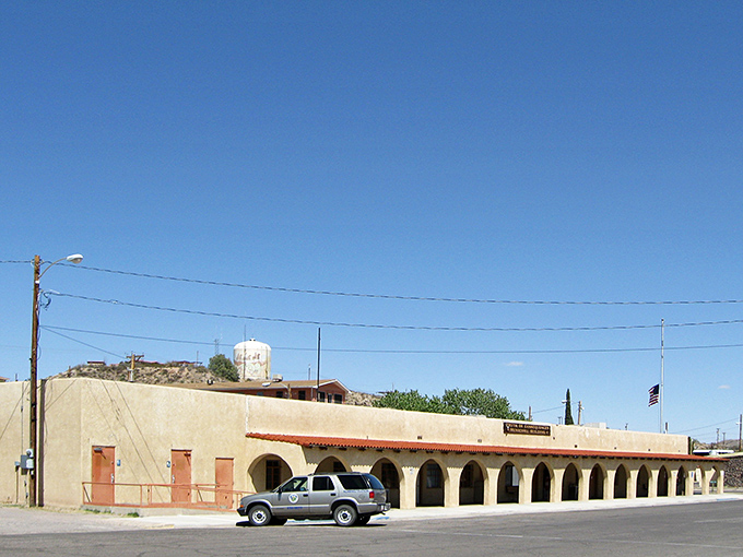 This adobe-style building isn't just functional architecture—it's a testament to the Southwest aesthetic that makes New Mexico magical.