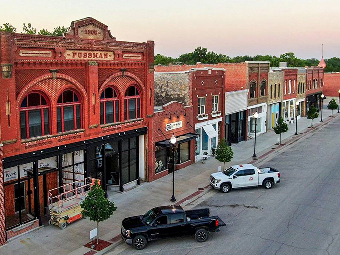 The Fussman Building stands as Humboldt's architectural crown jewel, its distinctive arched windows catching the golden hour light like they've been doing for generations.
