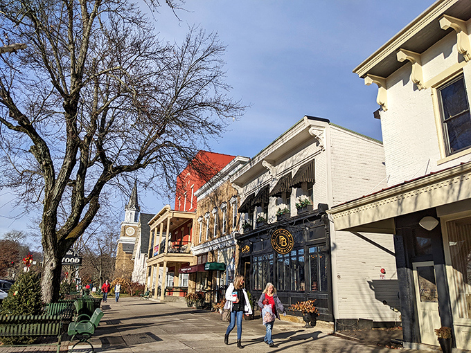 Downtown Granville feels like stepping into a movie set where New England charm decided to vacation in Ohio and never left.