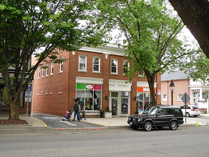 Brick buildings, leafy trees, and not a chain store in sight. Downtown Ridgefield is where Norman Rockwell paintings come to life on Tuesday afternoons.
