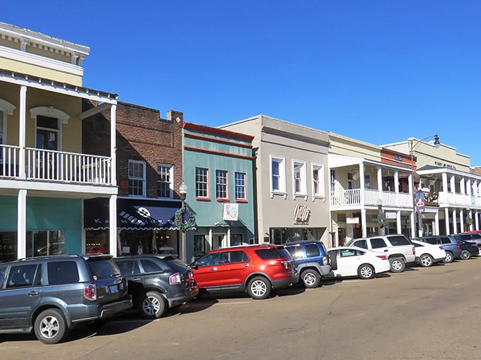 These colorful storefronts aren't just pretty facades&mdash;they're the beating heart of Oxford, where shopping becomes an adventure in Southern hospitality.