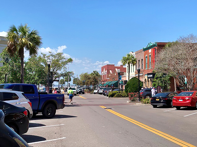 Downtown Fernandina Beach feels like stepping into a movie set where the extras are actual locals going about their day.