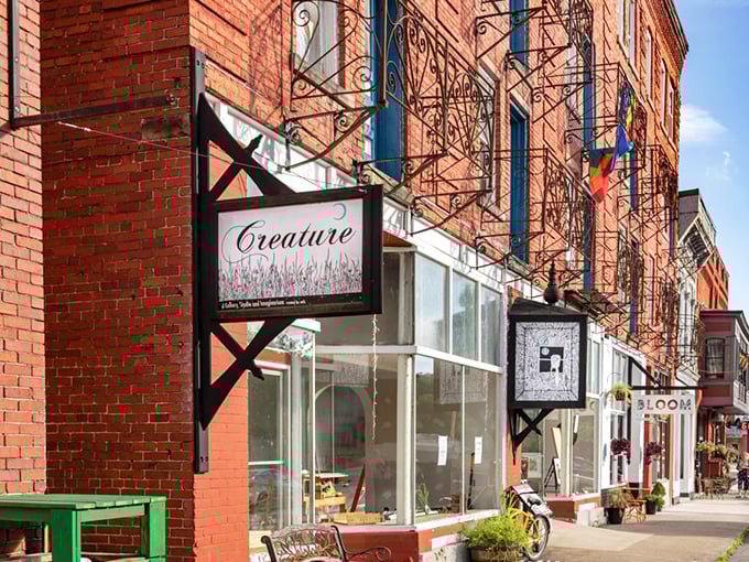 Art galleries and boutiques have breathed new life into these century-old brick facades, creating a cultural oasis in the Appalachian mountains.