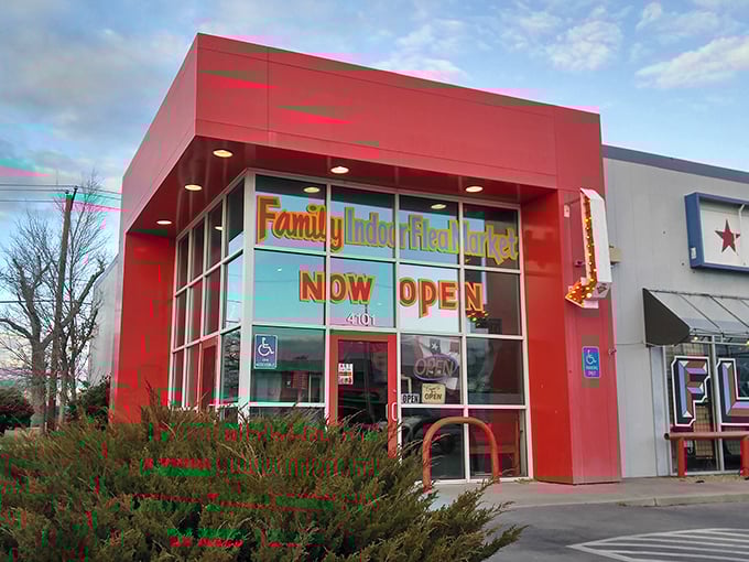 Step through this vibrant entrance and leave your shopping list behind. The thrill of discovery is the only itinerary you'll need here.