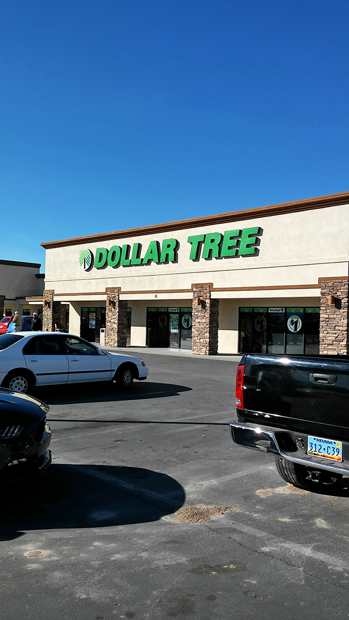 Under the brilliant Nevada sky, this stone-accented façade houses more bargains per square foot than anywhere else in Pahrump.