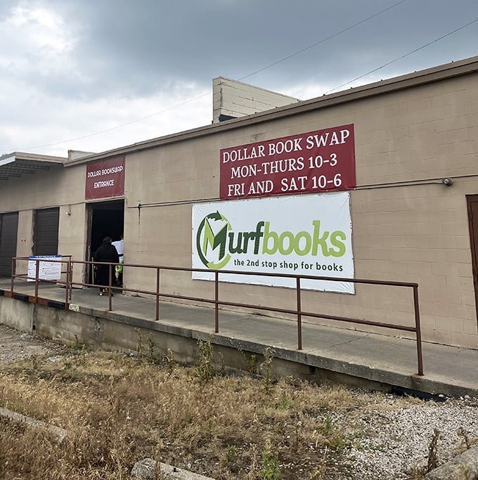 Business hours posted like a secret code for bibliophiles. The weekend's extended hours are nature's way of saying "bring a bigger bag."