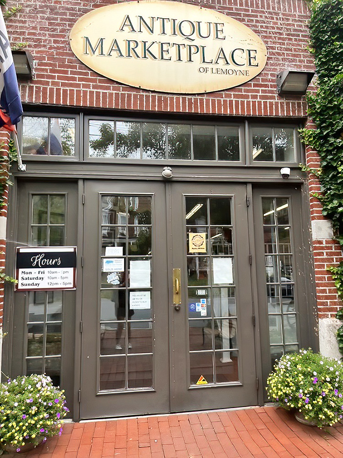 That moment when you realize you're about to enter a time machine disguised as a storefront. Adventure awaits behind these doors!