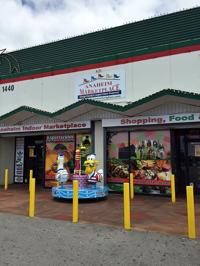 Step through these doors and leave the ordinary behind &ndash; that kiddie ride out front is just a hint of the fun awaiting inside.