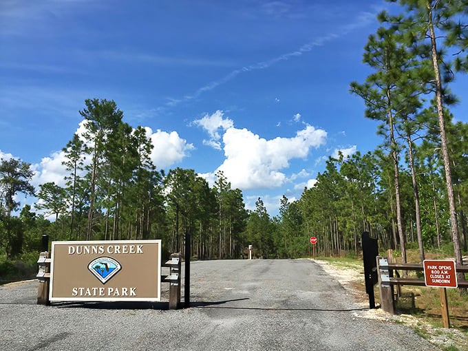 The unassuming entrance belies the natural wonders within. Like finding a five-star restaurant in a strip mall, prepare to be pleasantly surprised.
