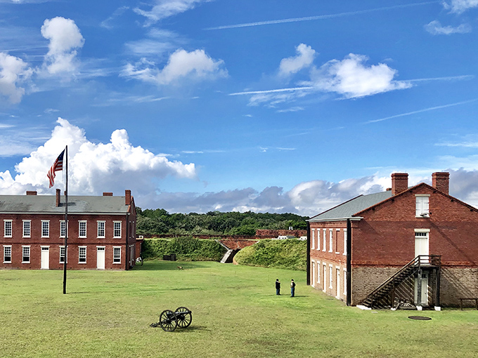 Fort Clinch stands as a time capsule of Civil War history, where you can almost hear the echoes of soldiers' footsteps across the parade grounds.