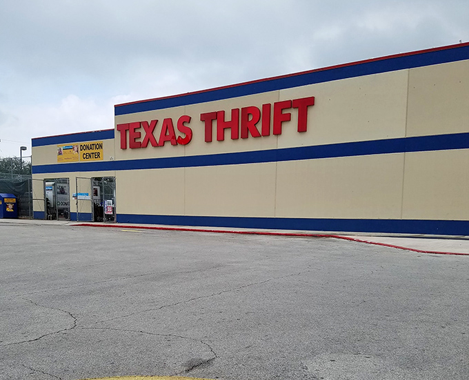 The donation center: where one person's "I'm finally letting go" becomes another's "I can't believe I found this!" The circle of thrift life continues.