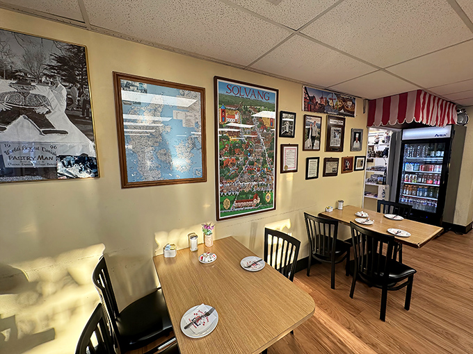 Inside, time slows down as vintage photos and simple wooden tables invite you to linger over coffee and pastry&mdash;calories don't count when you're technically having a cultural experience.