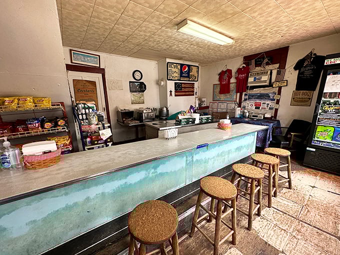Step inside and time stands still &ndash; this no-frills counter and those well-worn stools have witnessed decades of hot dog devotion and countless satisfied smiles.