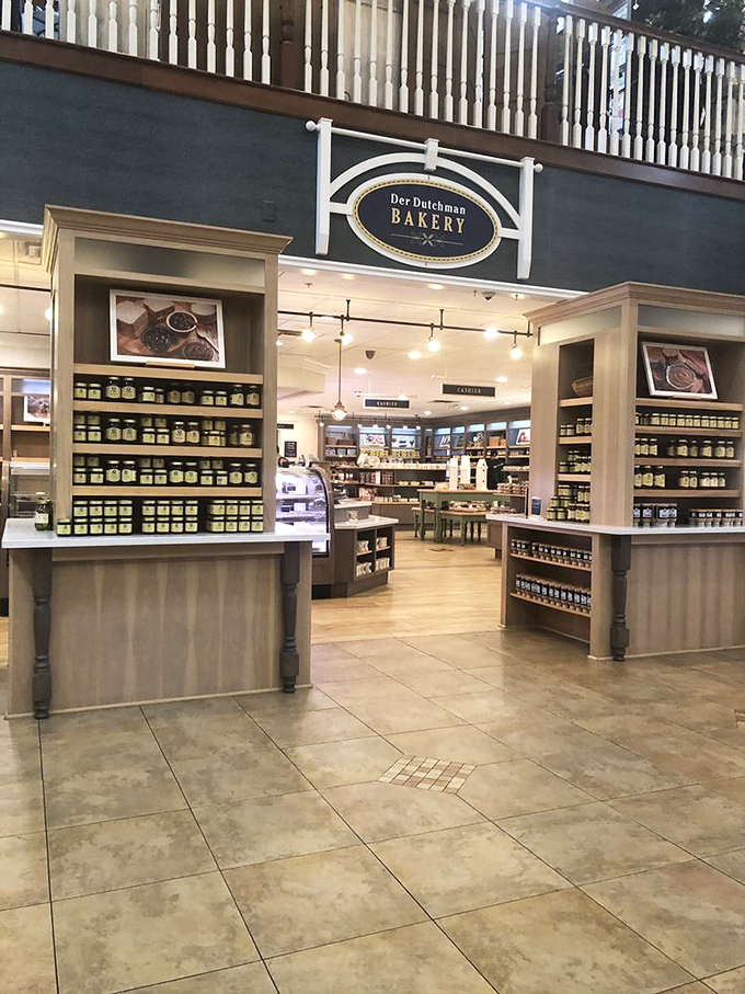 Step into the bakery and witness the Great Wall of Jams&mdash;where preserves are displayed with more care than family photos in most homes.